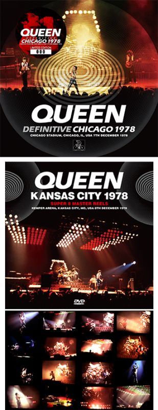 QUEEN - DEFINITIVE CHICAGO 1978(2CD) plus Bonus DVDR* Numbered ...