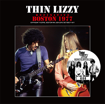 THIN LIZZY - DEFINITIVE BOSTON 1977(2CD) - navy-blue
