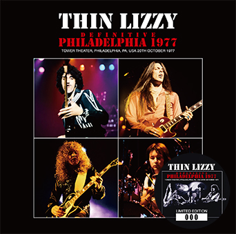 THIN LIZZY - DEFINITIVE PHILADELPHIA 1977(2CD) - navy-blue